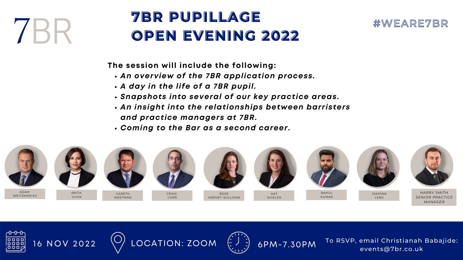 Virtual pupillage evening with 7BR – Lawbore™ Future Lawyer
