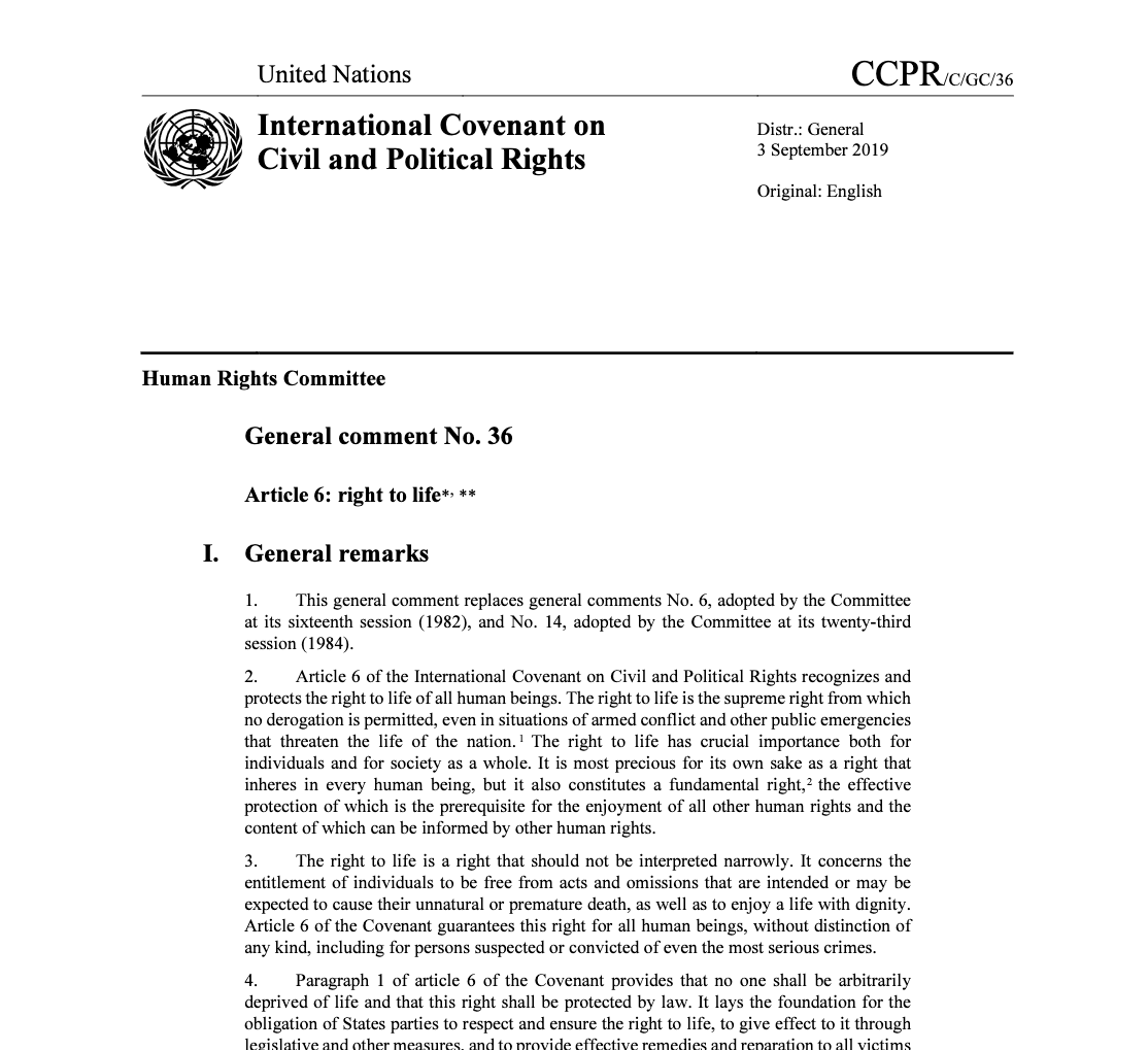 Is there a ‘right to life’ in armed conflict under international law ...